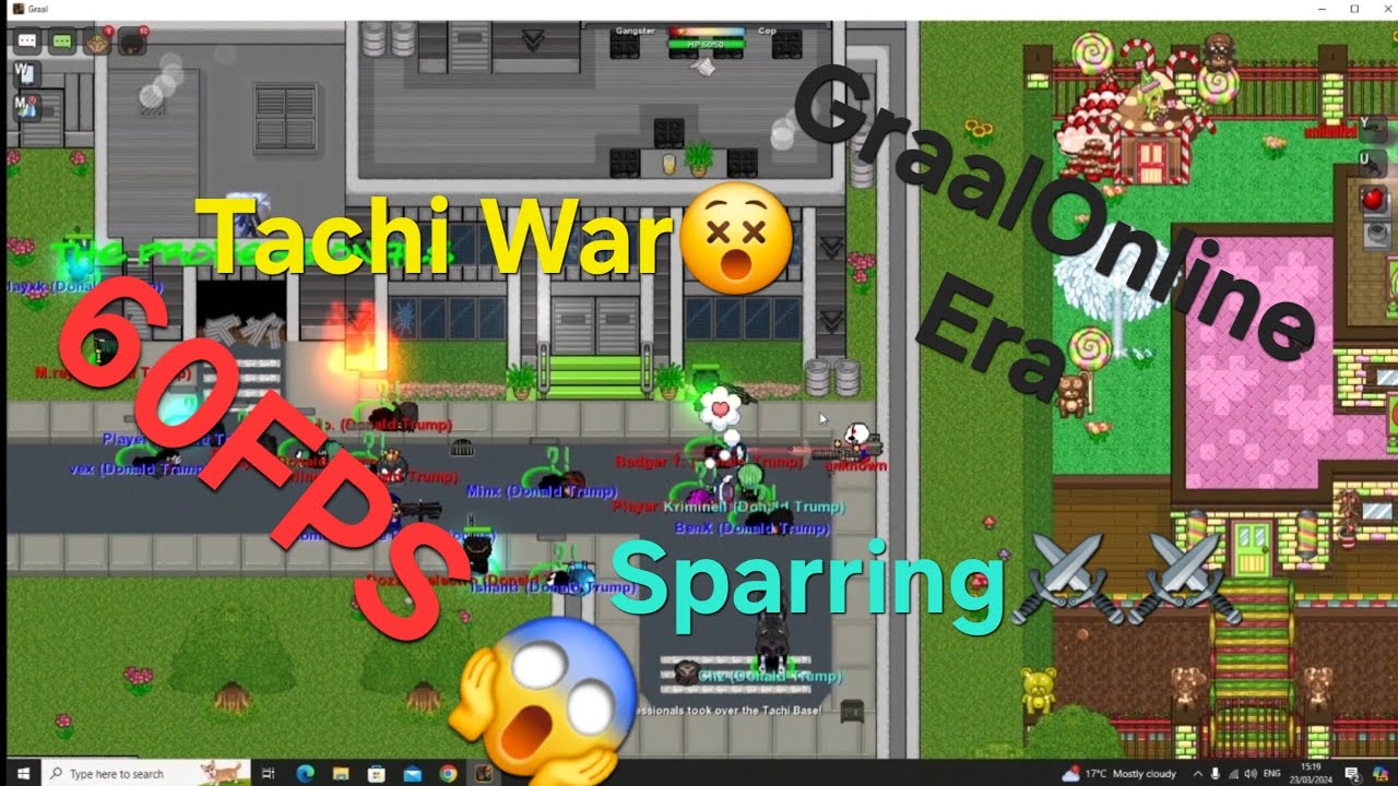 GraalOnline Era | Steam gameplay 60FPS | Using Walther 2000 | Tachi War ...
