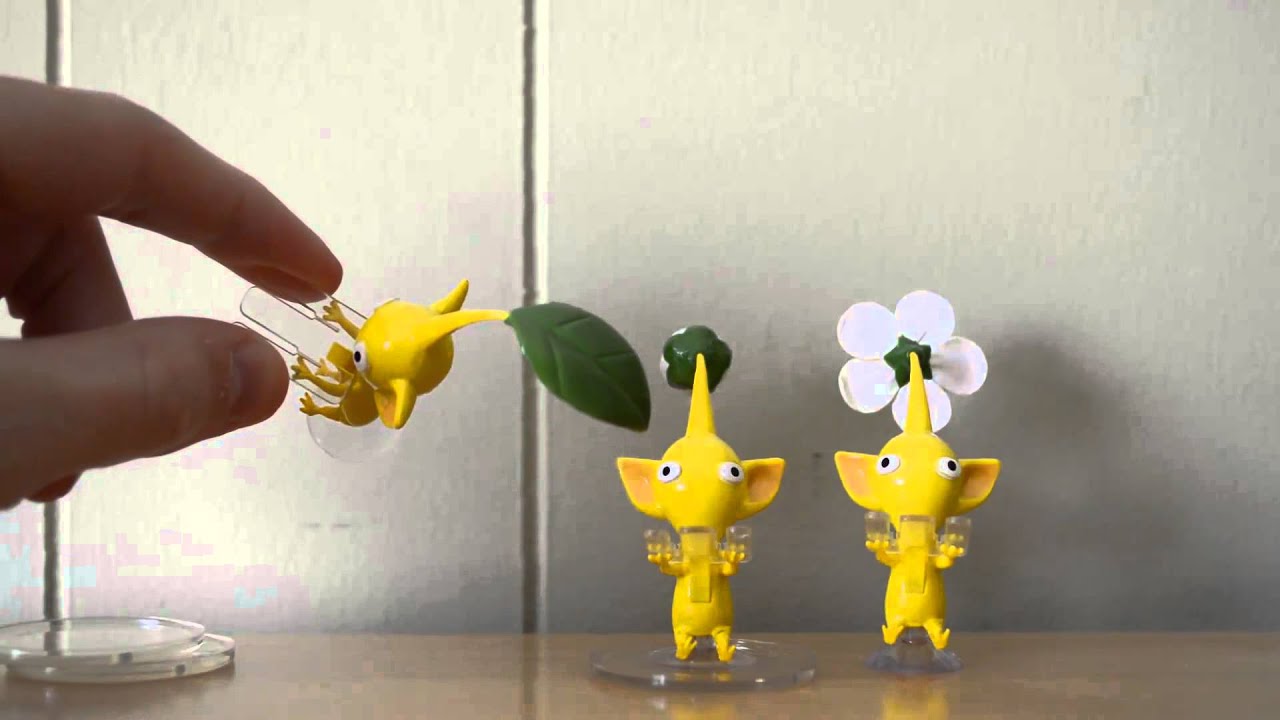 Pikmin Figure Stands Review - YouTube