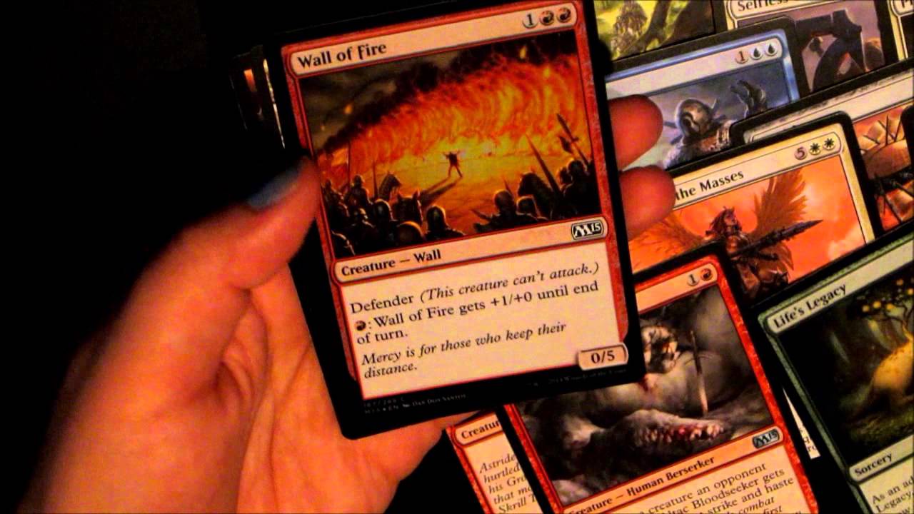 Magic: The Gathering - M15 2015 Core Set Booster Pack Opening - 3 - YouTube