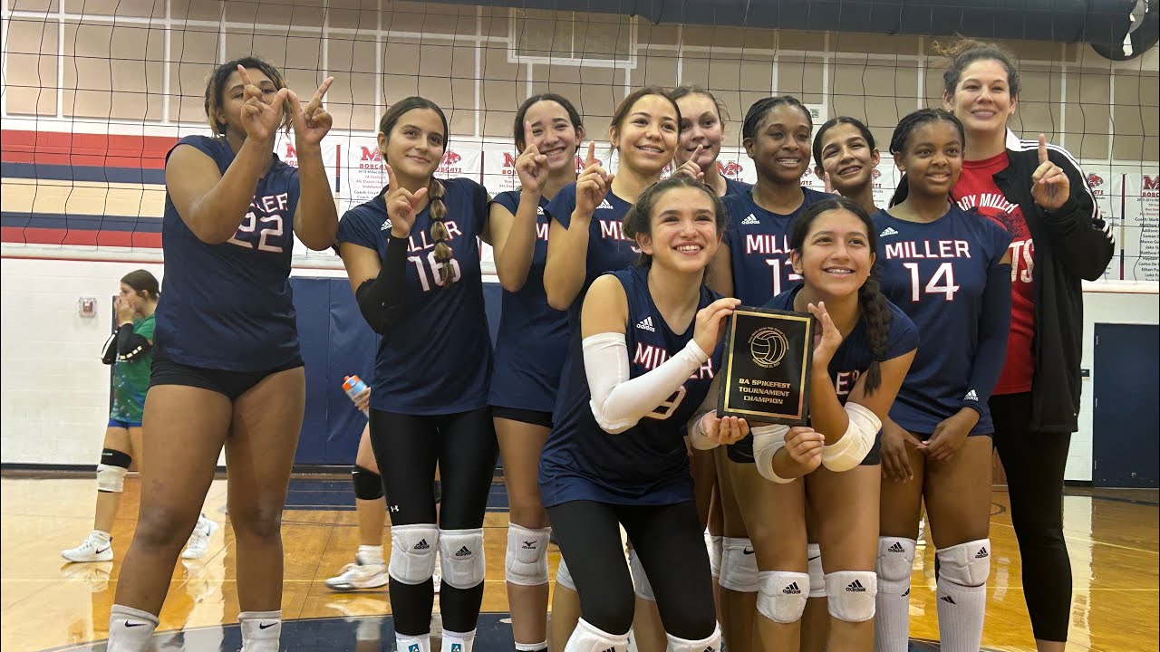 Berry Miller Junior High 8A volleyball highlights - YouTube