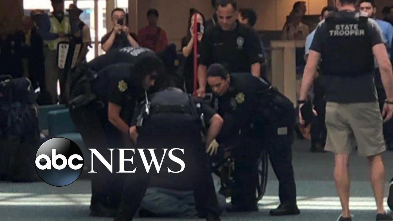 Panic at an Orlando airport after man tries to bypass security ...