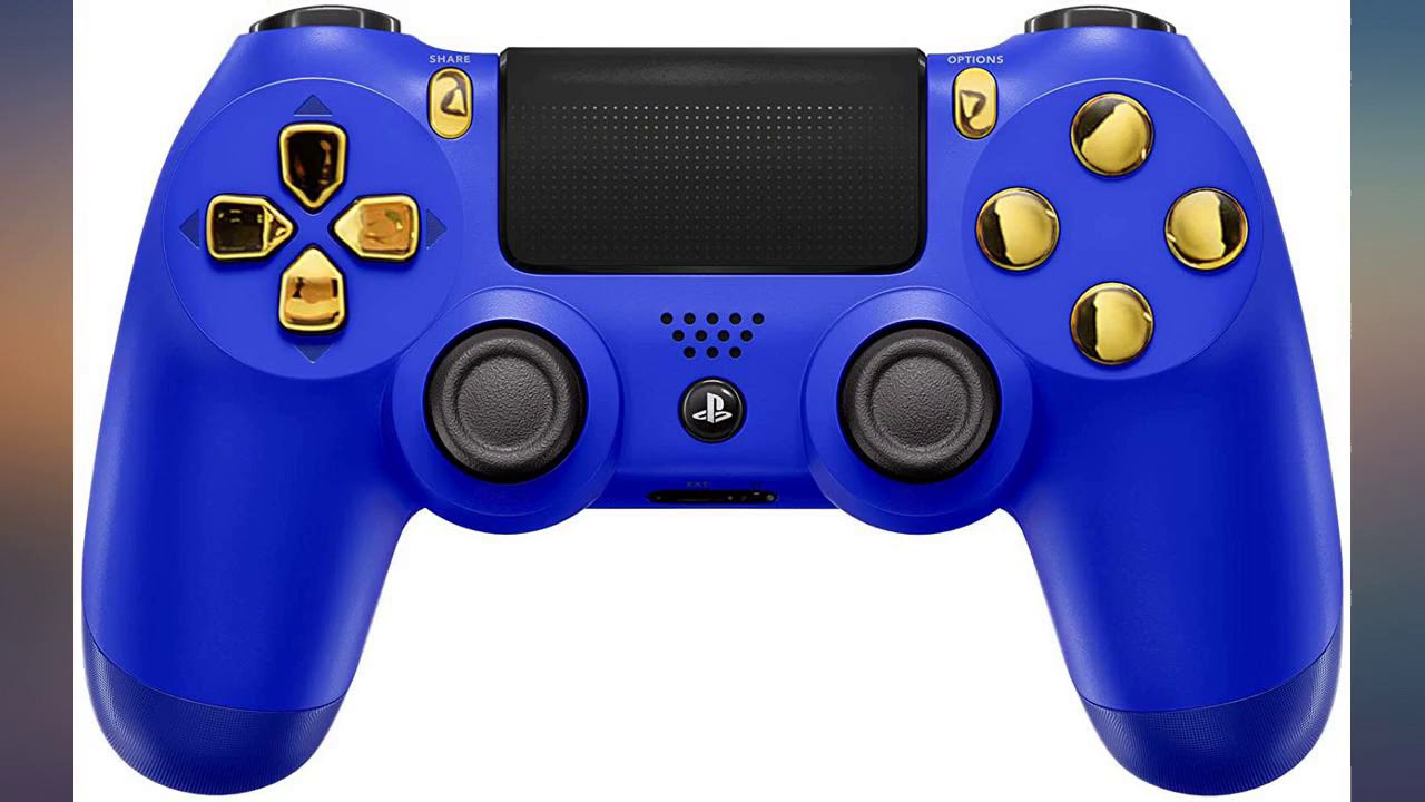 Black//Gold Custom PS4 PRO Rapid Fire Custom Modded Controller 40 Mods ...