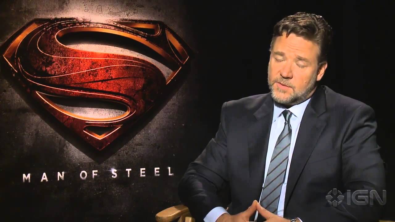 Man of Steel - Russell Crowe on Man of Steel - YouTube