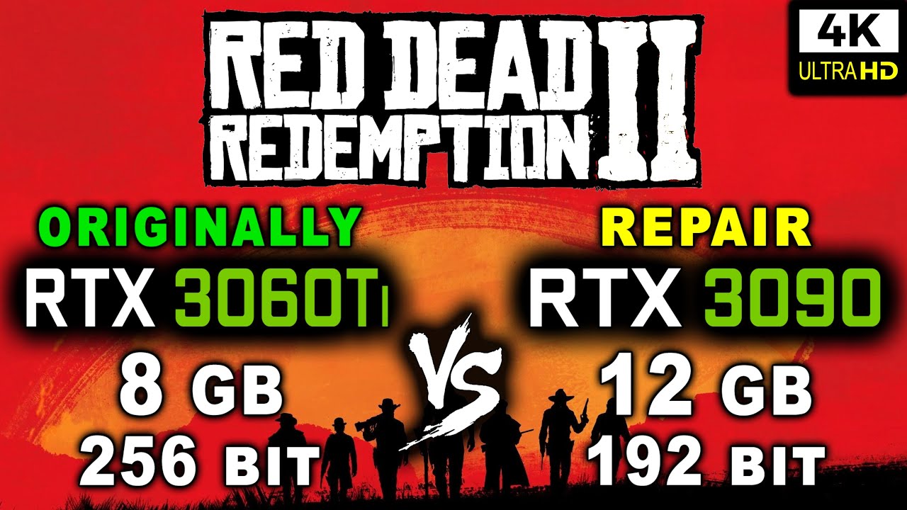 RTX 3060 Ti 8 Gb vs RTX 3090 12 Gb in Red Dead Redemption 2 | RTX 3090 ...
