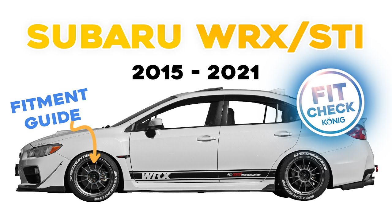 Here's what wheels will FIT your WRX/STI (2015-2021) | Fit Check - YouTube