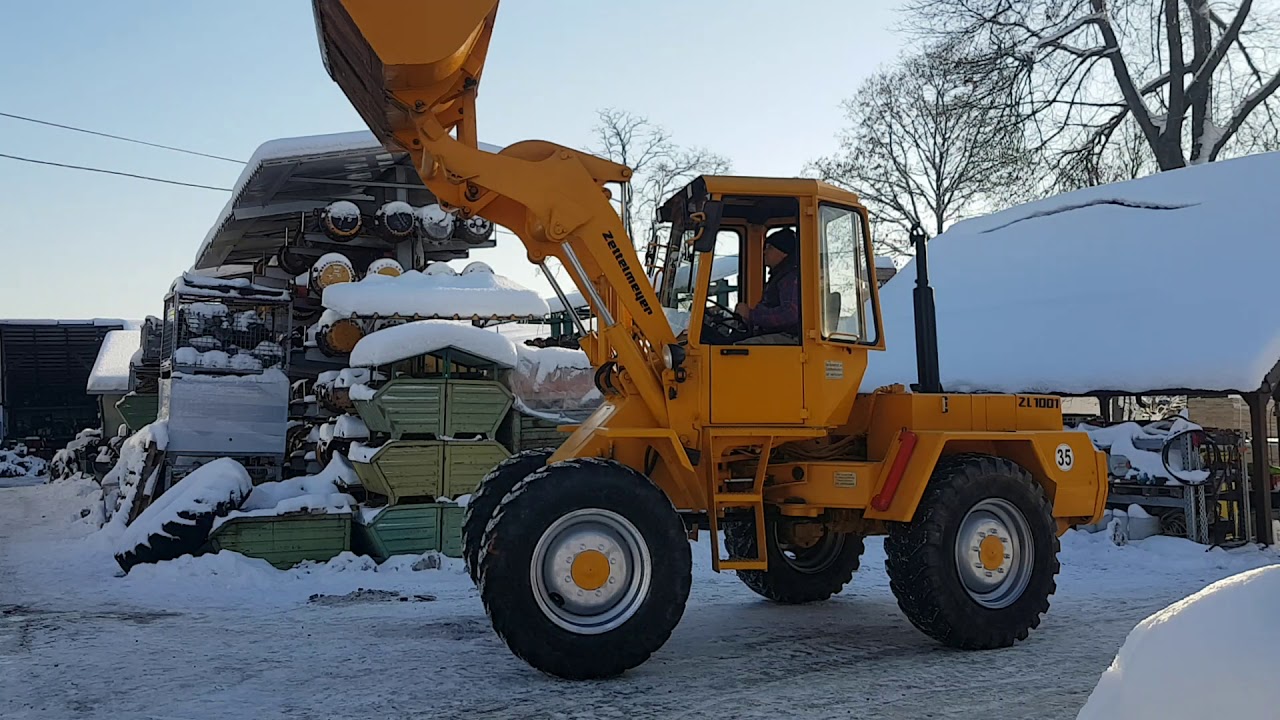 Loader Zettelmeyer ZL 1001 Deutz F4L913 Engine Cold start Test ...