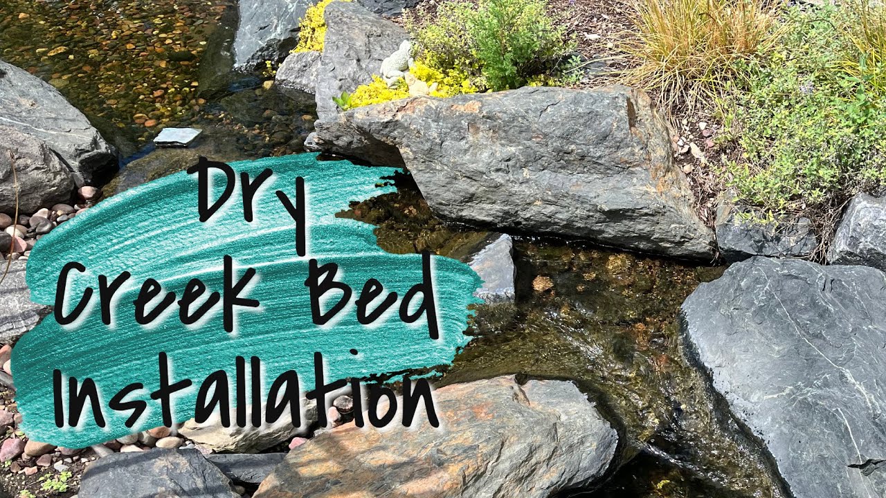 What is a Dry Creek Bed? | The Barefooted Gardener - YouTube