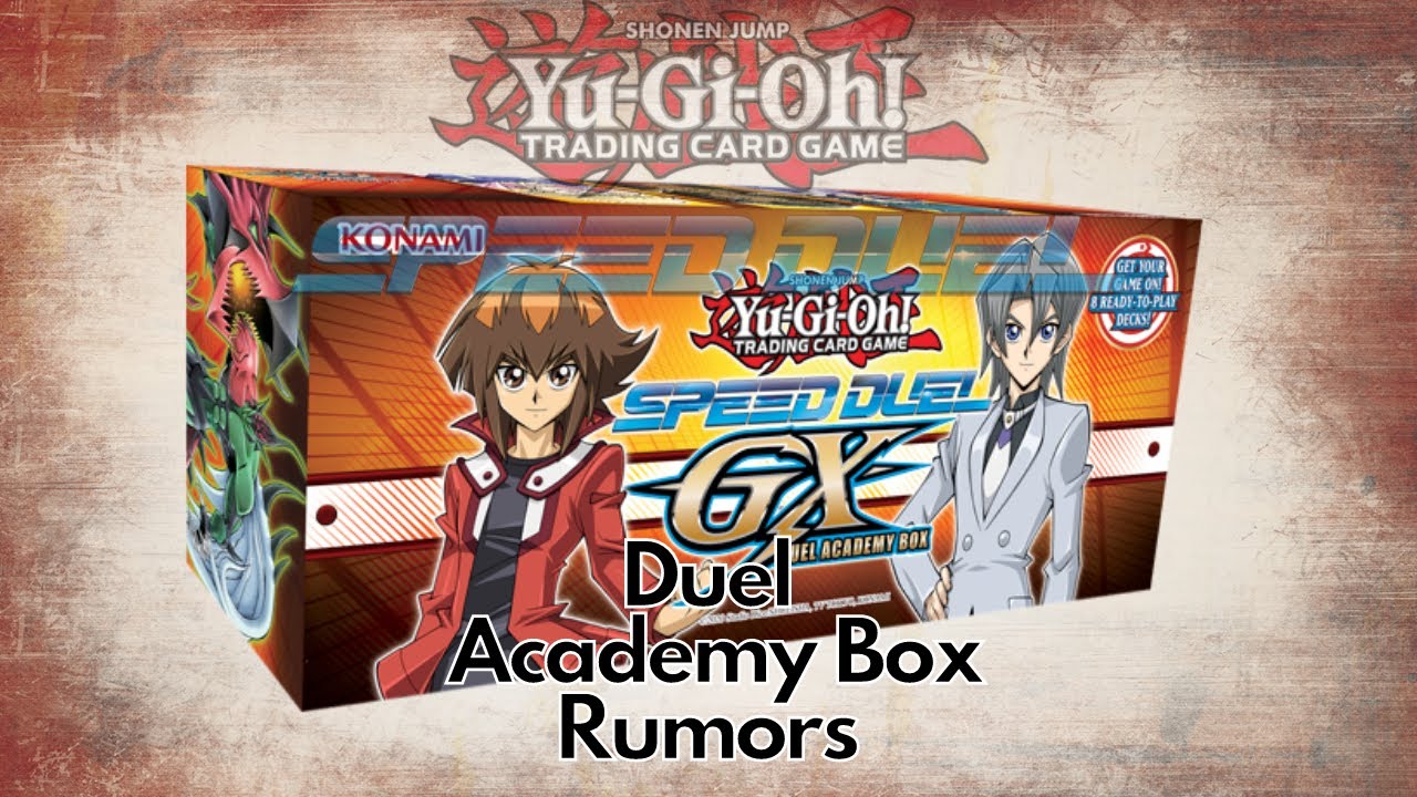 Speed Duel: Duel Academy Box Rumors - YouTube