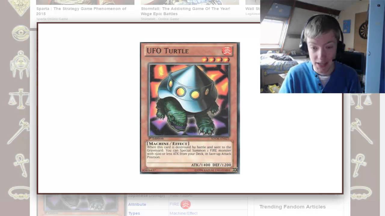 Yu-Gi-Oh Discussion #82: UFO Turtle - YouTube