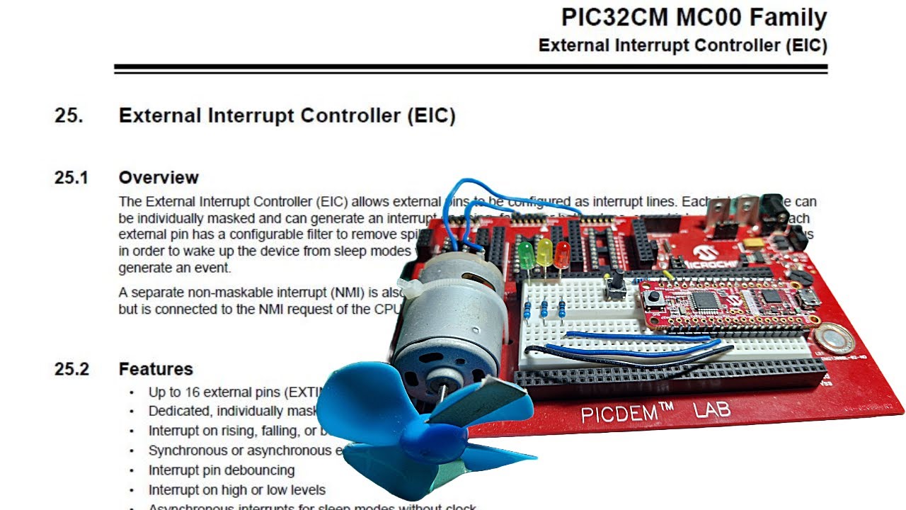External Interrupts basics on PIC32 with Harmony v3 - YouTube