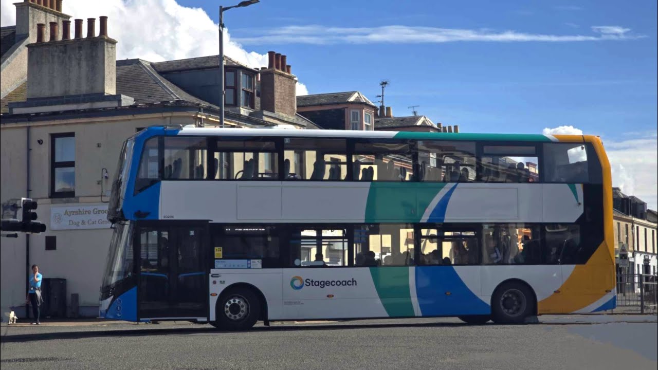 Stagecoach West Scotland Alexander Dennis Enviro 400 EV - YouTube