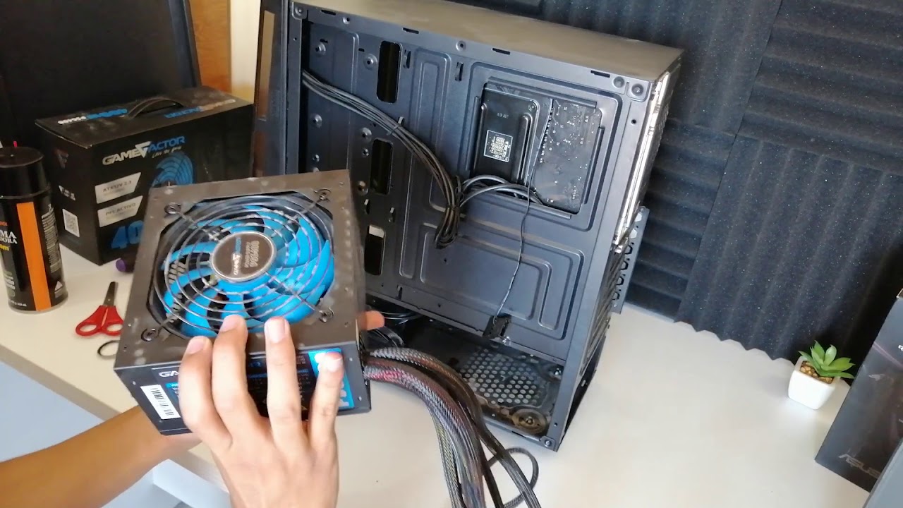 Intenté cambiar la fuente de poder de mi PC y pasó esto... | Como ...