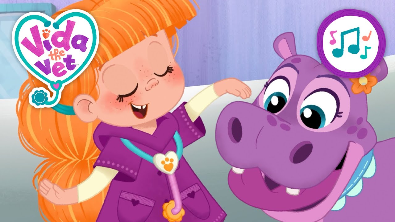 Juno’s Wiggly Tooth | Vida the Vet Music Video | Cartoons for Kids ...