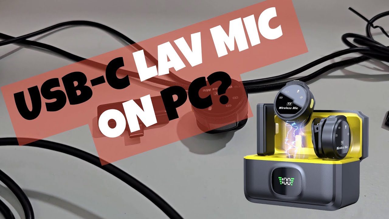 Do Wireless USB-C Lavalier Microphones Work on a Windows PC ...