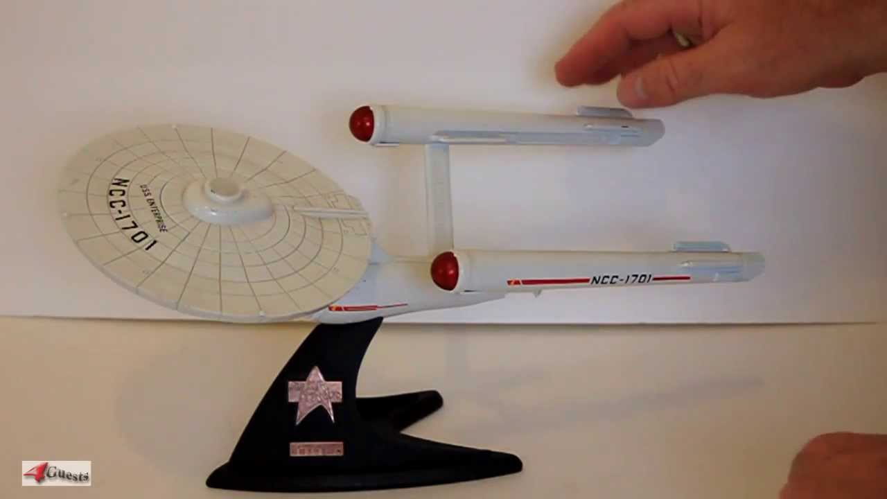 STAR TREK USS ENTERPRISE DIECAST REPLICA by FRANKLIN MINT - YouTube