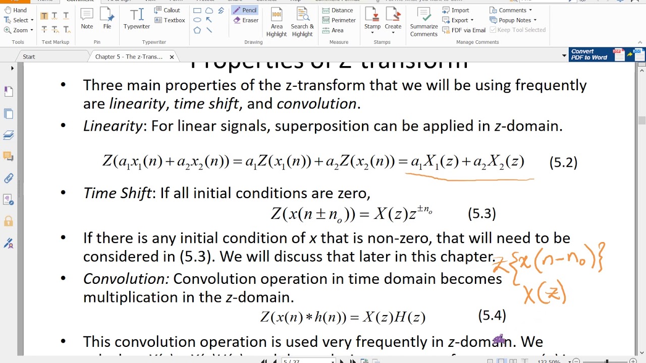 DSP - Chapter 5 - z-Transform - YouTube
