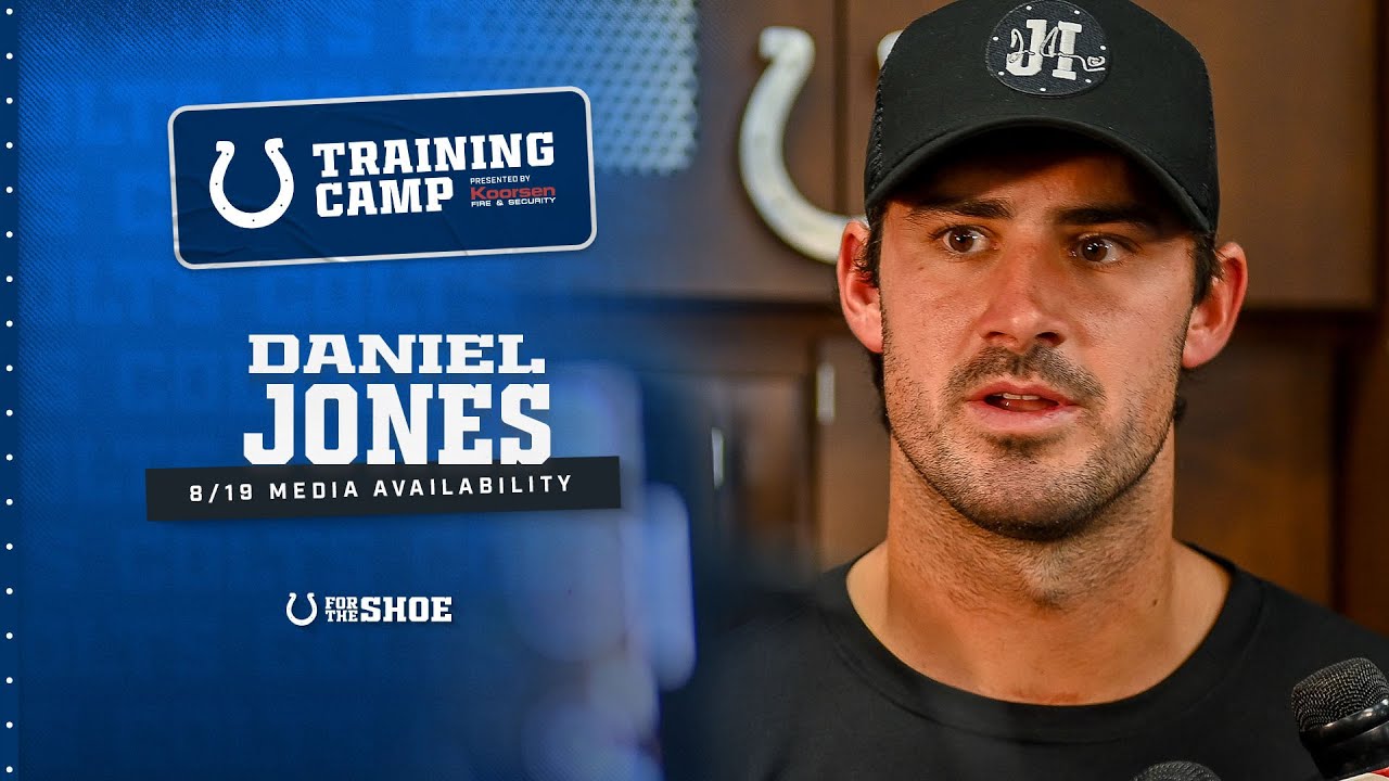 Daniel Jones Media Availability : August 19 - YouTube