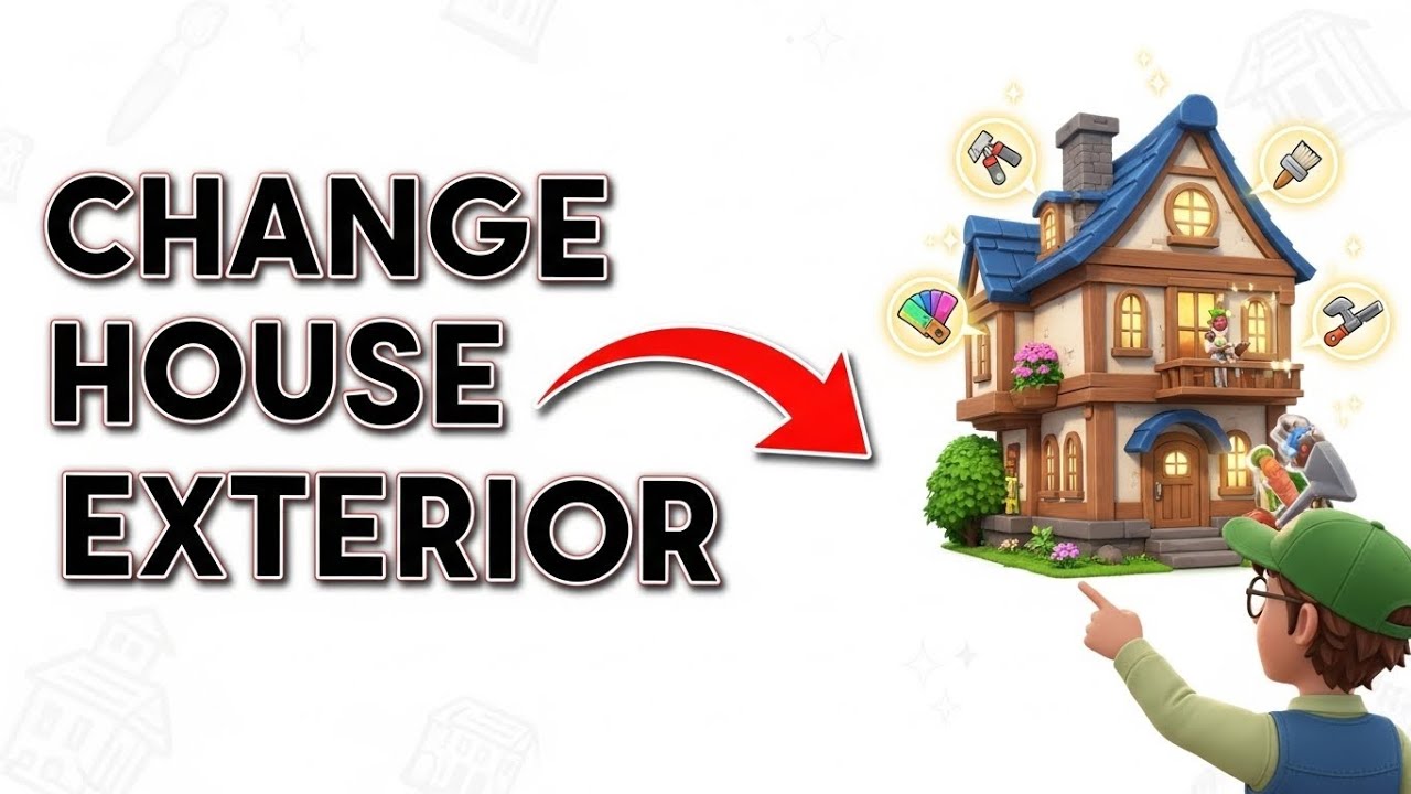 How To Change House Exterior In Dreamlight Valley - YouTube