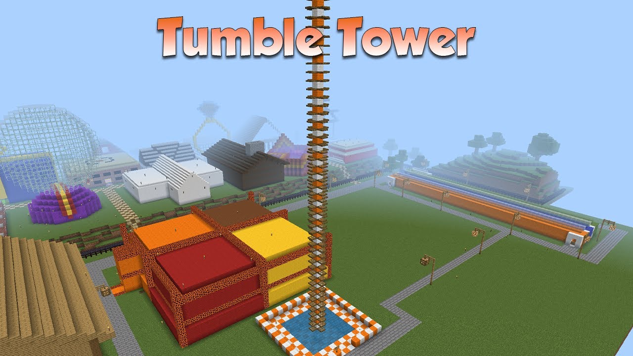 How To Build Stampy's Lovely World {277} Tumble Tower - YouTube