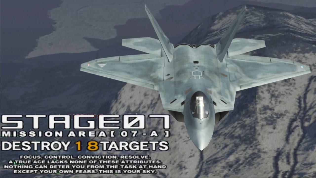 Ace Combat 5 Arcade (Emulated) - Stage 07A - YouTube