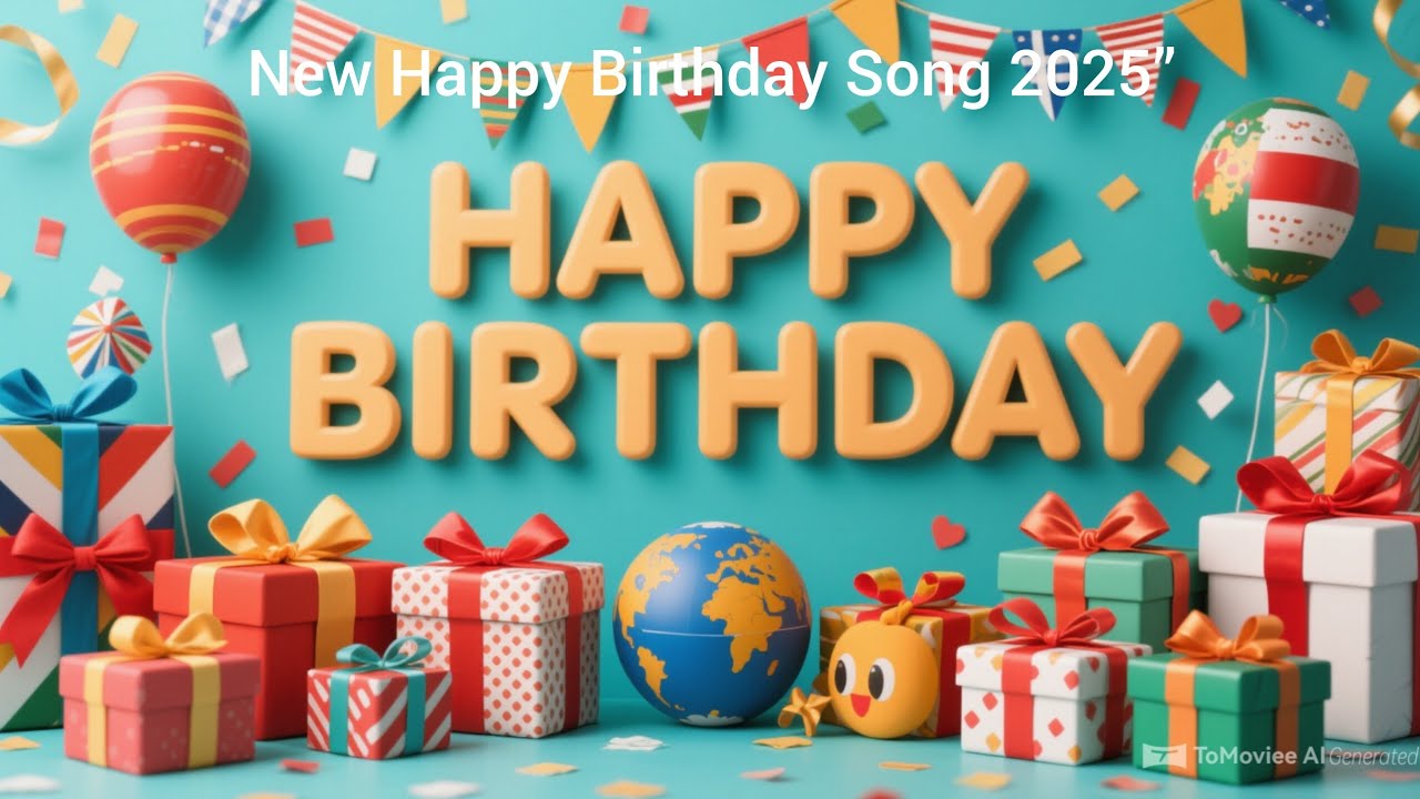 New Happy Birthday Song 2025 | Universal Birthday Wishes Song #newmusic ...
