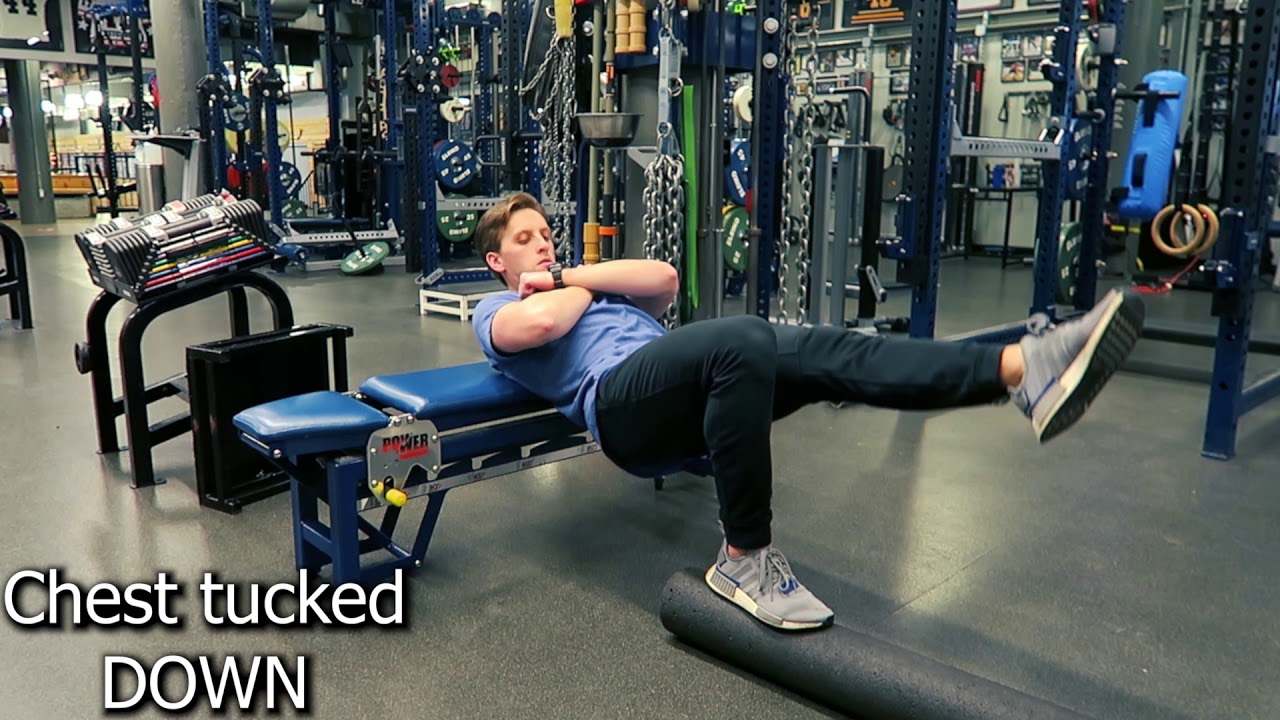 One Leg Hip Extension on foam roller - YouTube