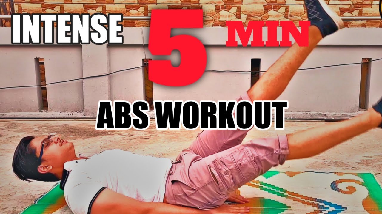 NO GYM - INTENSE CORE WORKOUT AT HOME | 6 PACK ABS | 5 MIN CORE WORKOUT ...