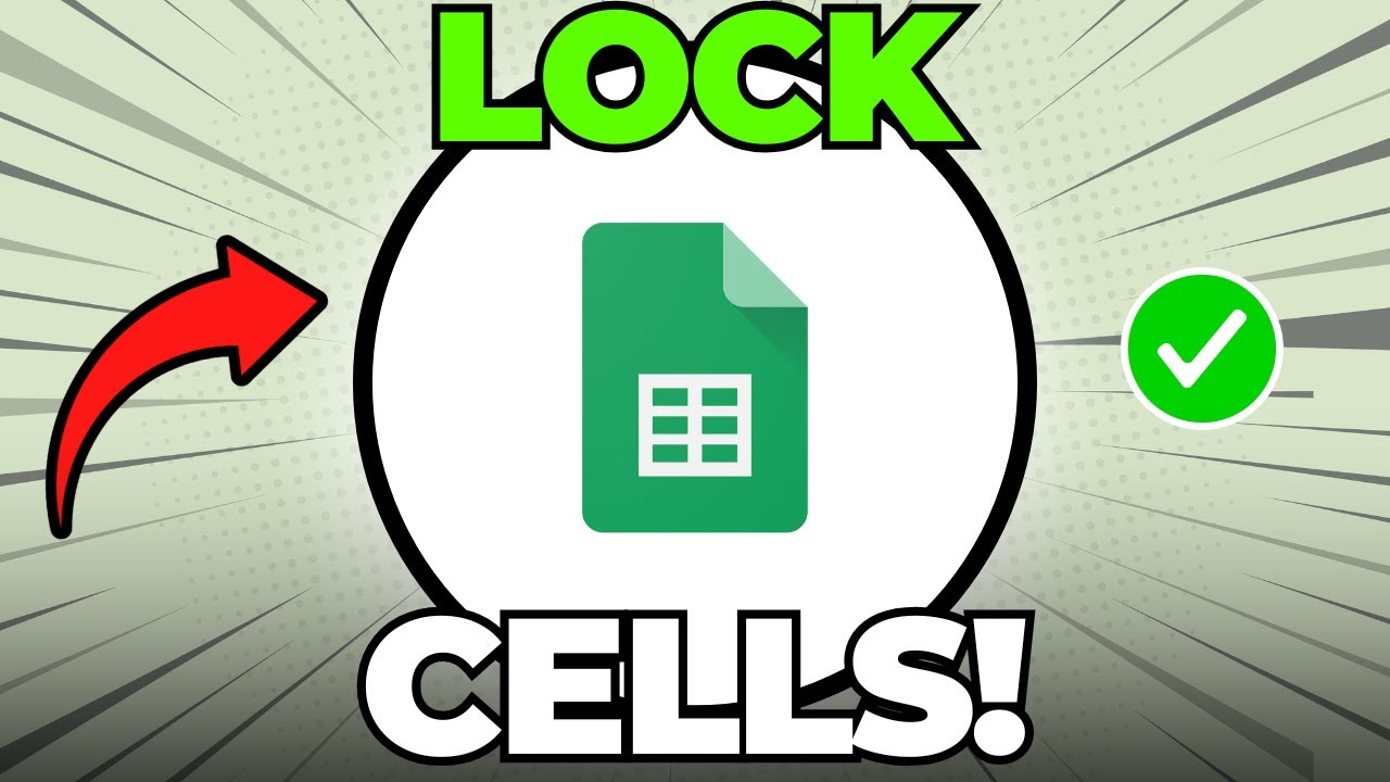 How to Lock Certain Cells in Excel From Editing - YouTube