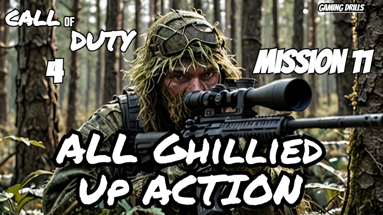 Hunting Enemies Call Of Duty 4 Modern Warfare Mission 11 All Ghillied