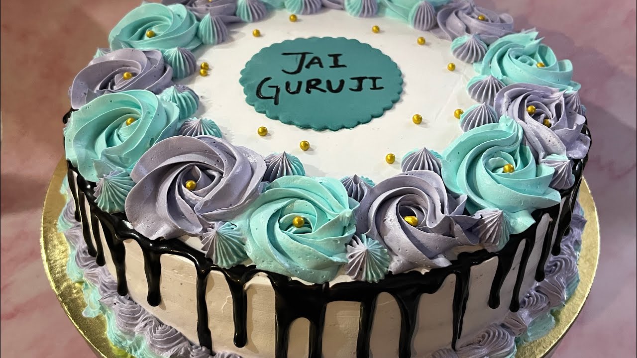 Guruji birthday cake🙏🏻|cake designs|ideas - YouTube