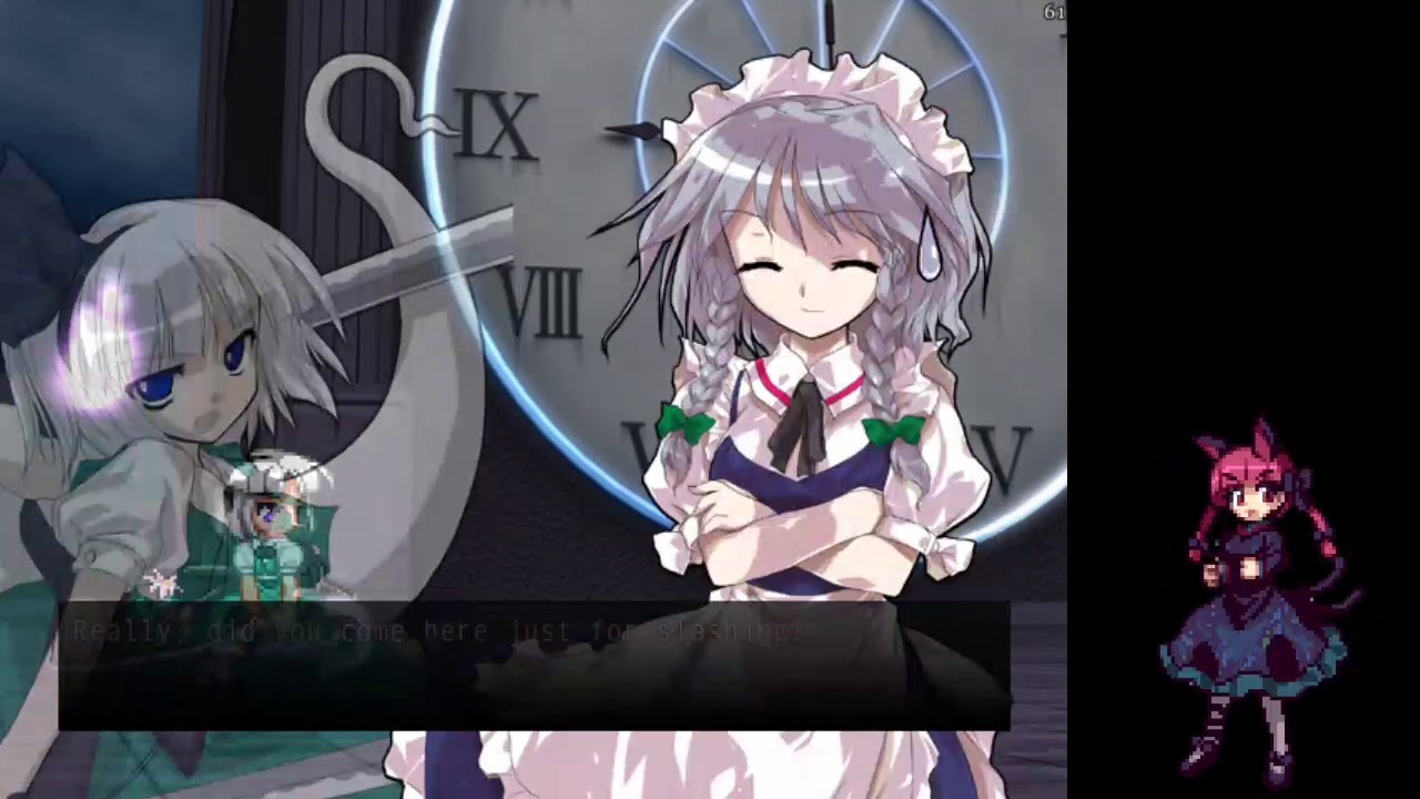 Touhou 7.5 1cc Youmu Normal - YouTube