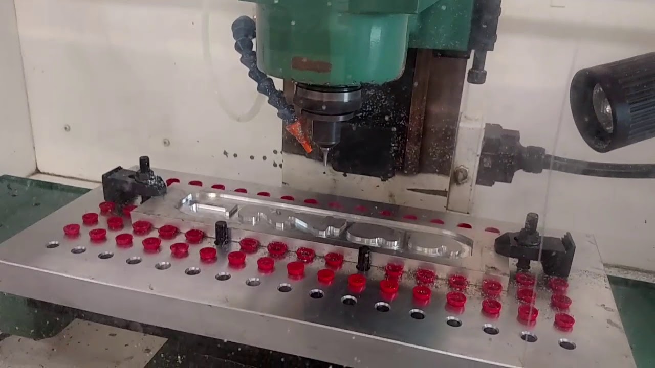 Denford triac running on Mach 4 - YouTube