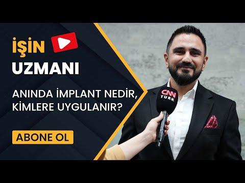 İŞİN UZMANI/ ANINDA İMPLANT NEDİR, KİMLERE UYGULANIR?/ PROF. DR. EZHER DAYISOYLU (30 ARALIK)