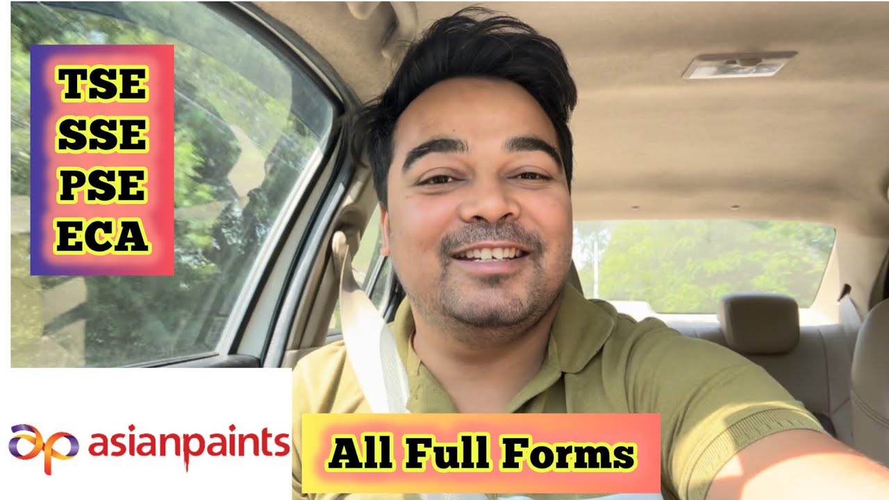 Asian Paints Full Forms | Tse Jobs - YouTube