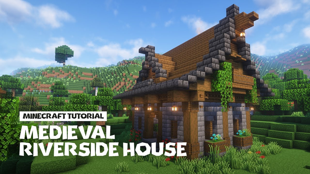 Minecraft: How to Build a Medieval Riverside House 🏡🌊 [Updated Tutorial ...