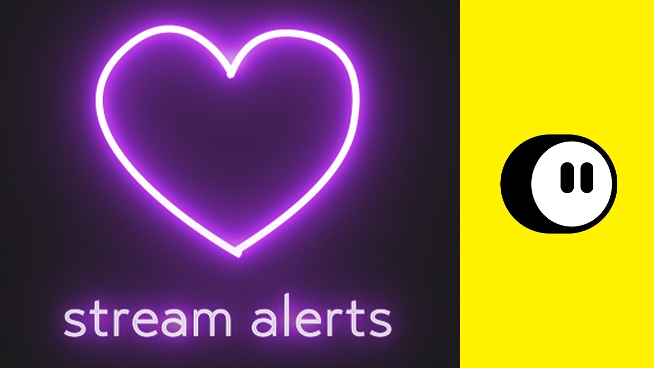 Neon Heart Stream Alerts for Twitch, YouTube, Facebook and Kick ...