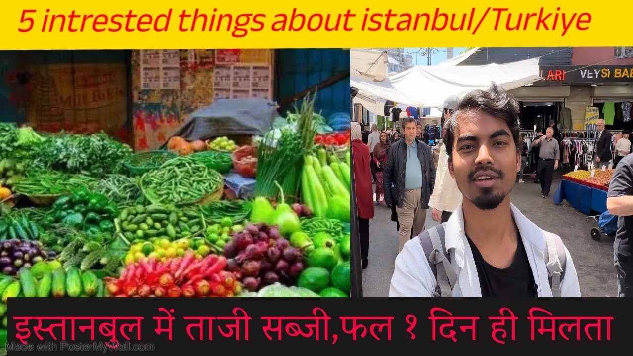 Biggest sabji,fruits,bazar of Istanbul,Turkeye - YouTube