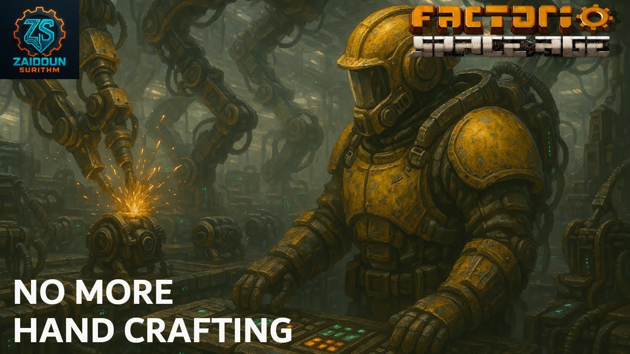 Building The Basic Mall | 002 - Factorio - Space Age - YouTube