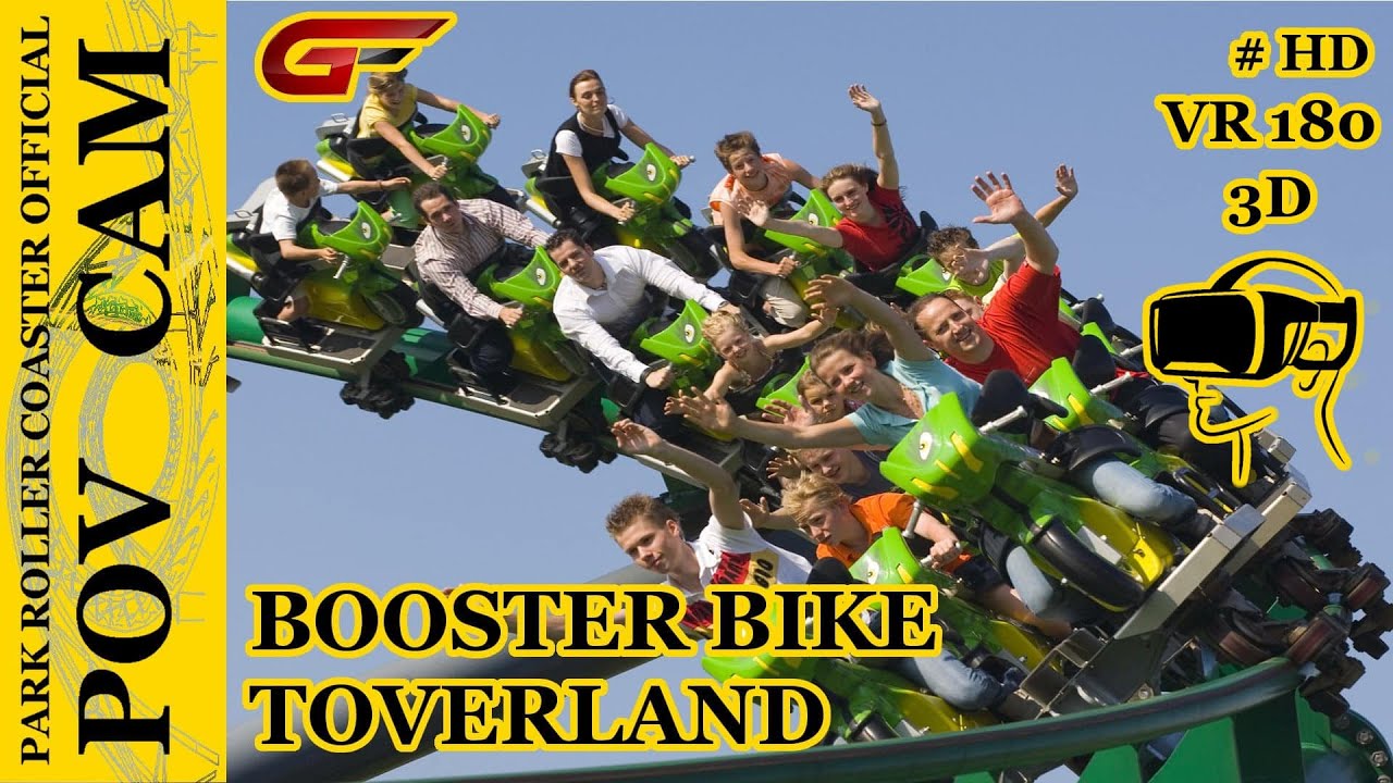 VR180 3D - Booster Bike - On Ride / POV CAM - Toverland - YouTube