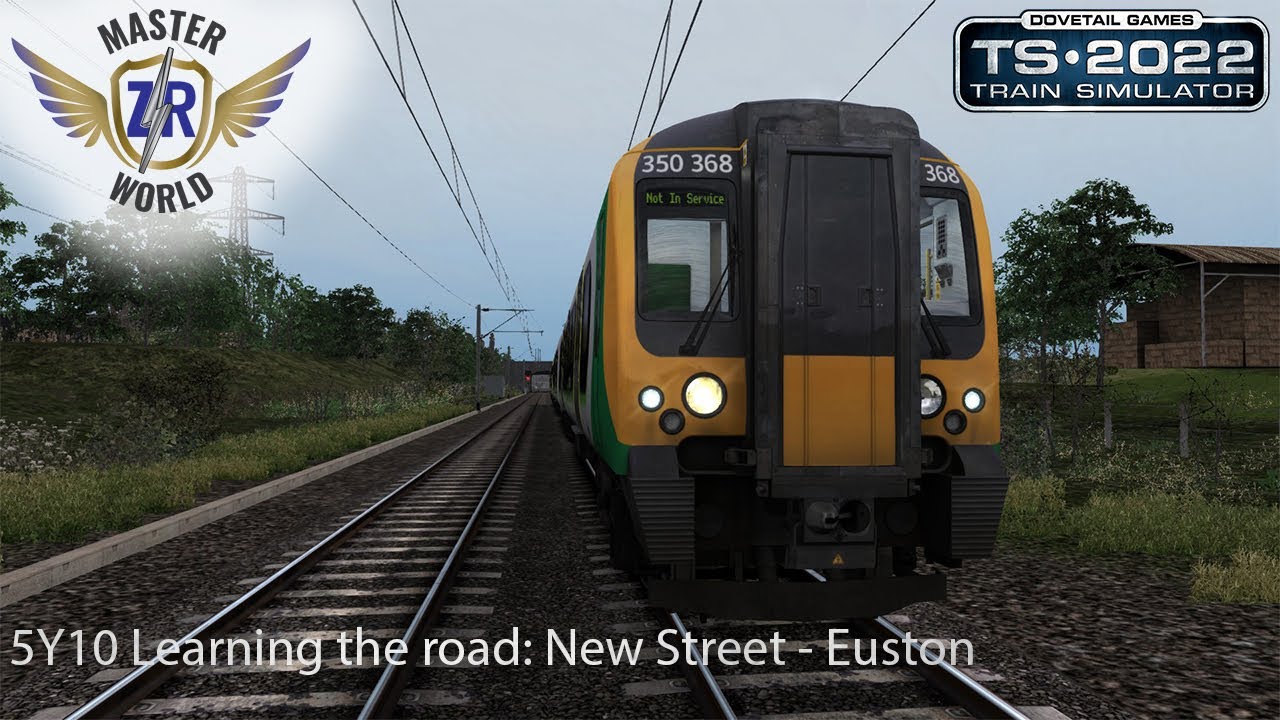 5Y10 Learning the road: New Street - Euston - WCML South - Class 350 ...