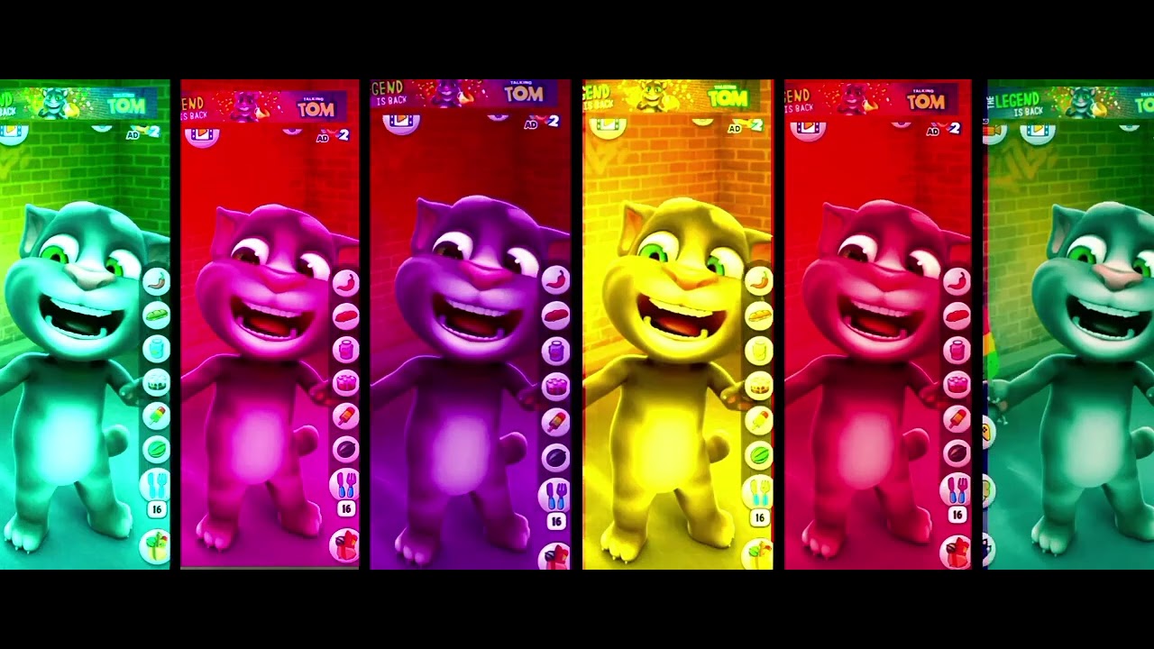 My talking tom funny colour fail movement #mobilegames #gameplay # ...