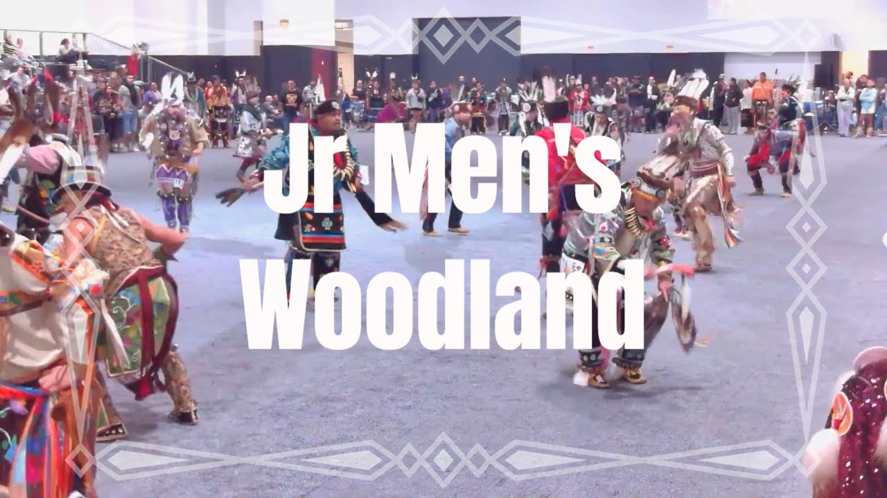 Jr Men's Woodland - 2024 Hunting Moon Pow Wow - Powwows.com - YouTube