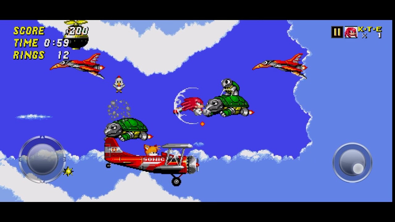 knuckles what are you pushing?🤨🧐 | sonic 2 mobile port - YouTube
