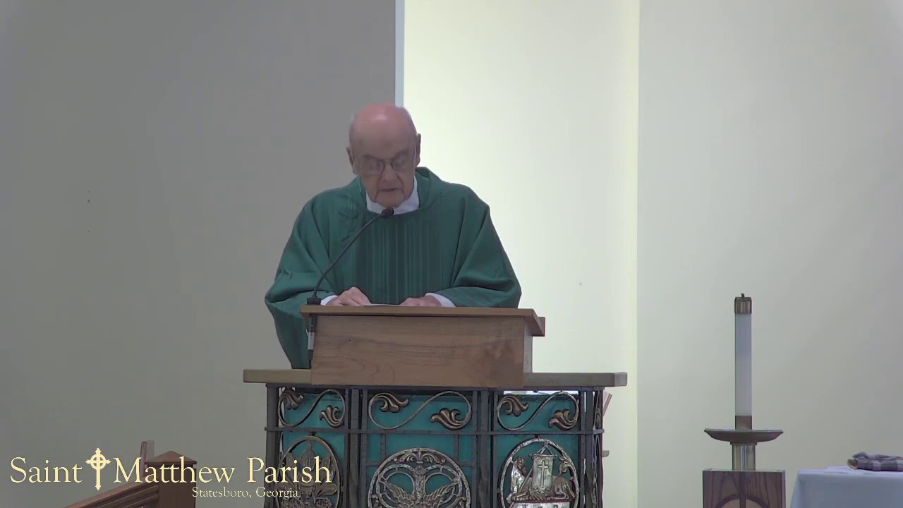 Father Tom Homily 24th Sunday in Ordinary Time - YouTube