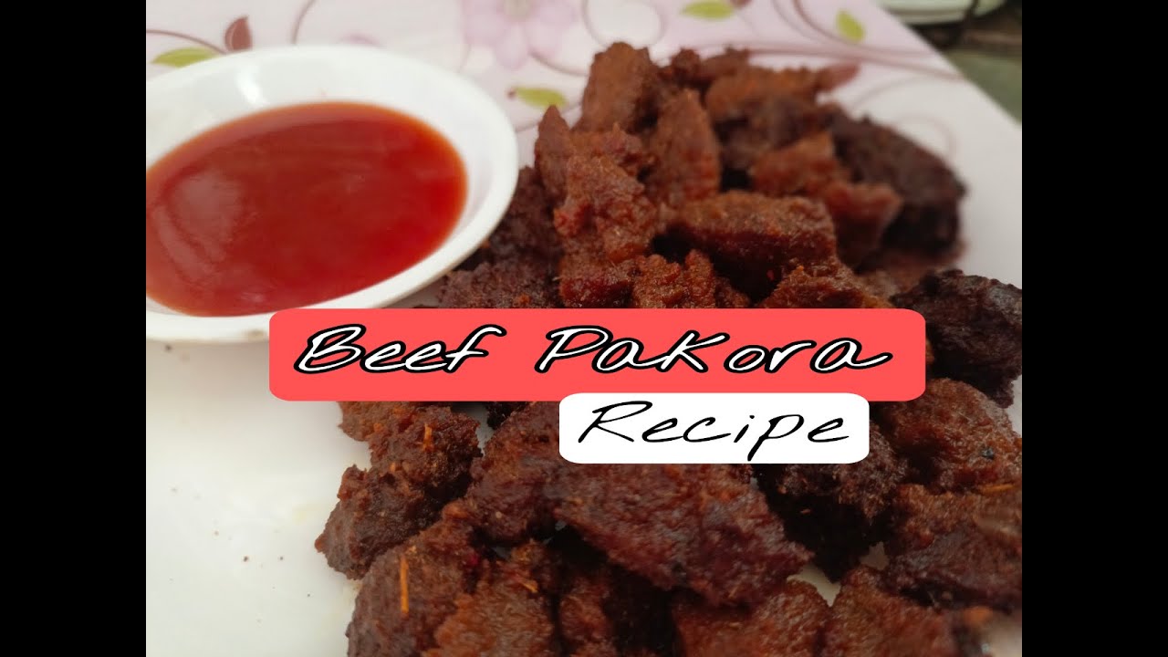 Crispy Beef Pakora Recipe | Chatkari boti | Fry Beef Pakora | Arifa's ...