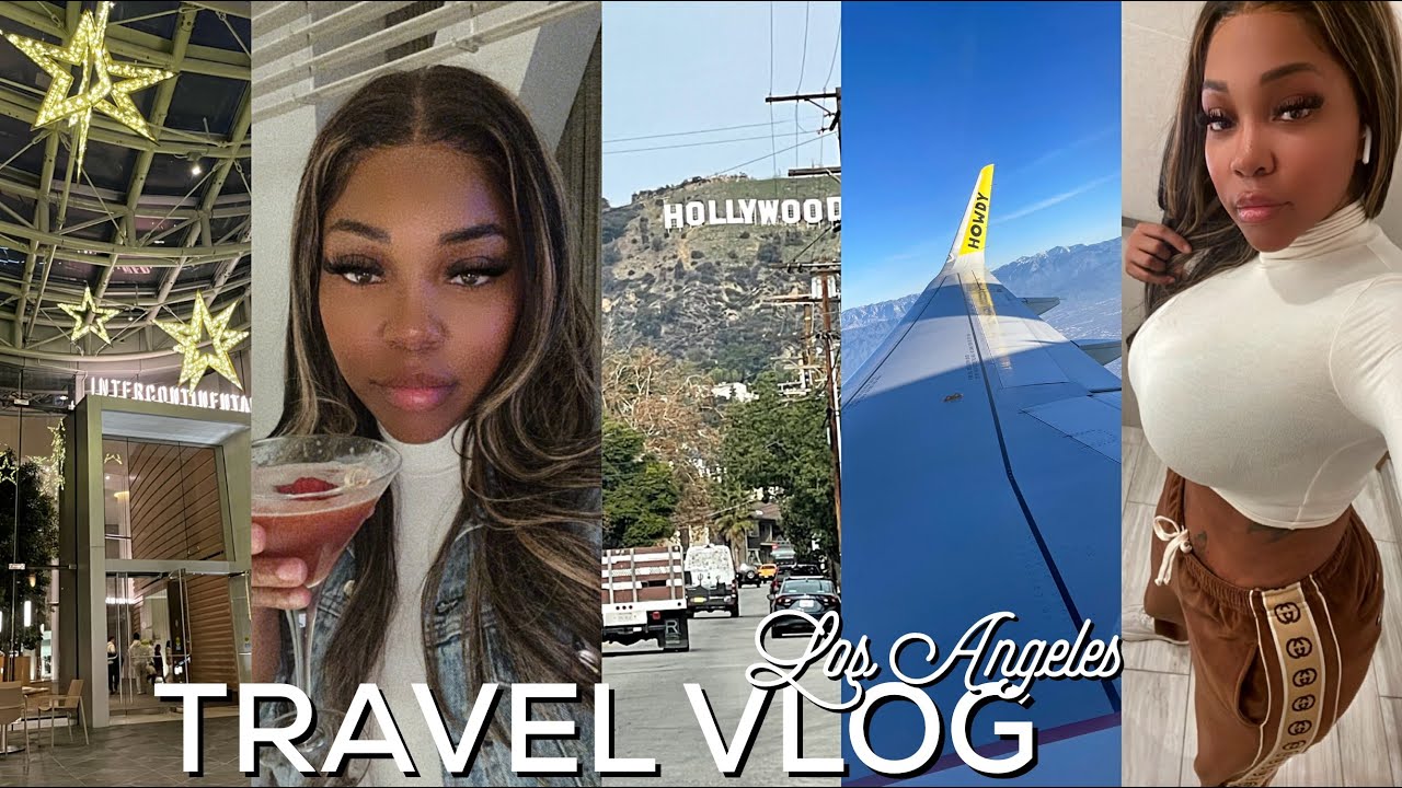 TRAVEL VLOG | LETS GO TO LOS ANGELES FOR A FEW DAYS | Gina Jyneen - YouTube