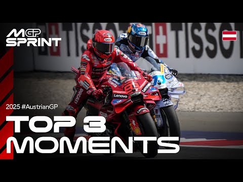 Top 3 Tissot Sprint Moments 🔥 | 2025 Austrian GP