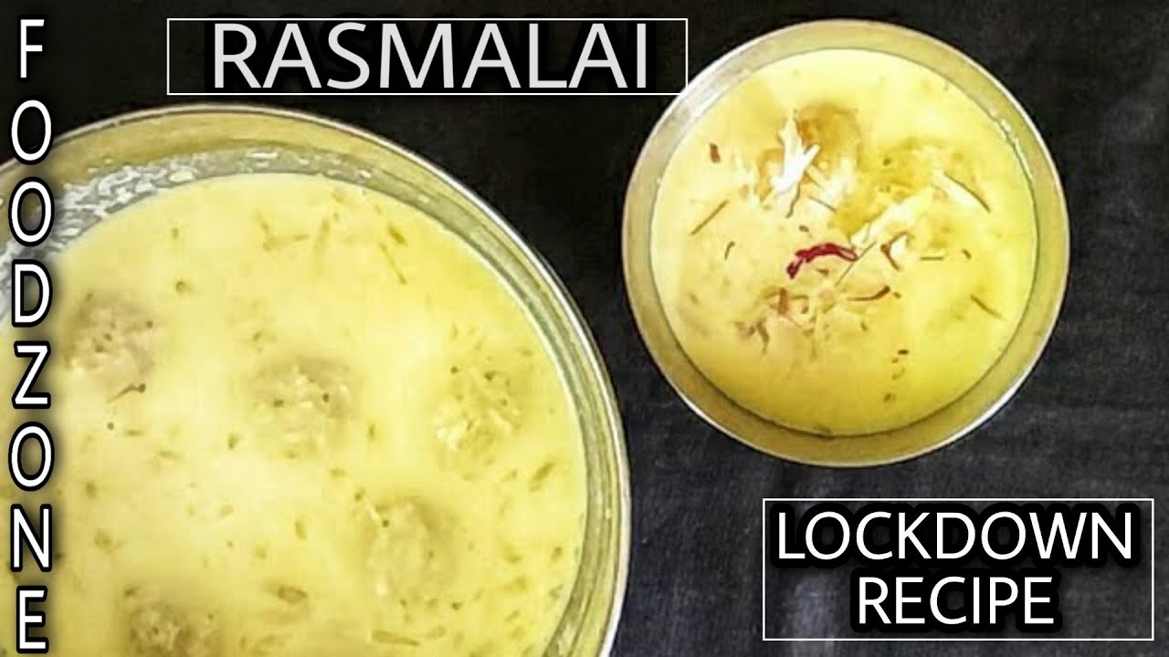 Rasmalai Recipe ரசமலாய் Rabri Recipe Indian Sweet Recipe Dessert Recipe Foodzone