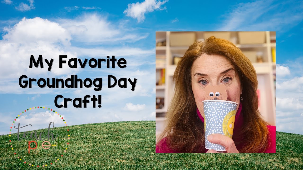 Preschool/Pre-K Kids Will LOVE Making This Groundhog Day Craft! - YouTube