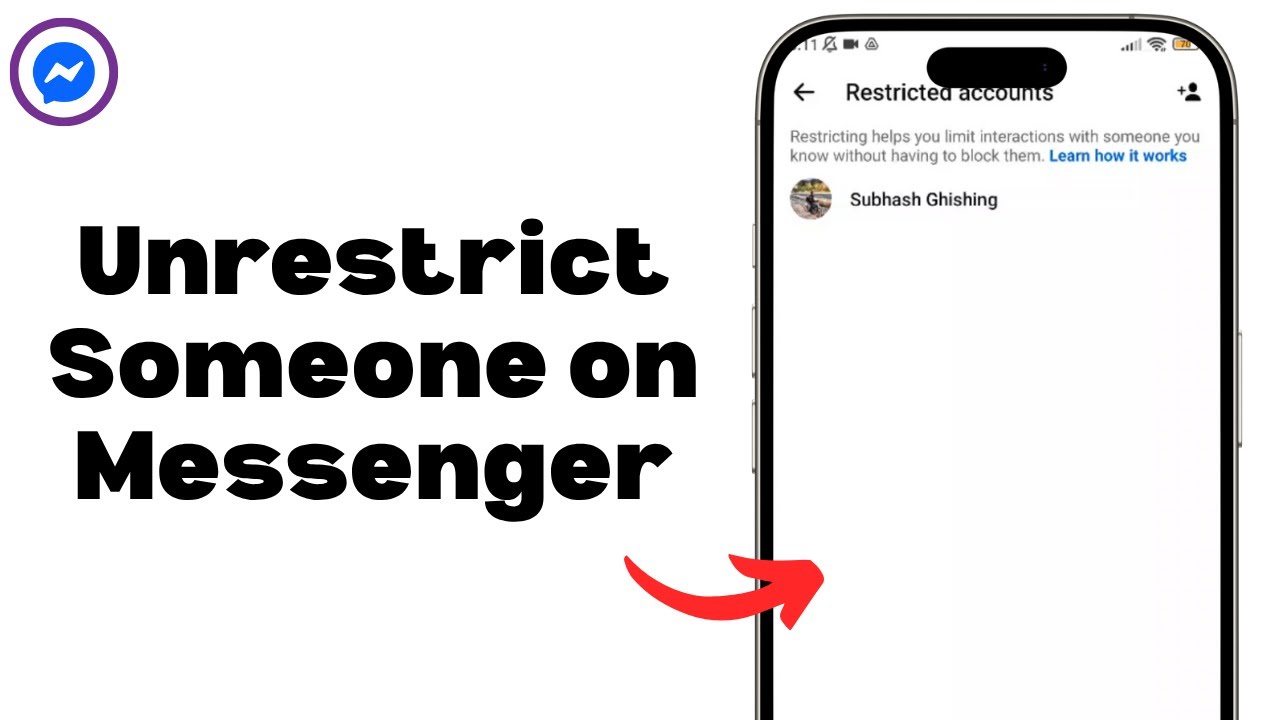 How to Unrestrict Someone on Facebook Messenger? - YouTube